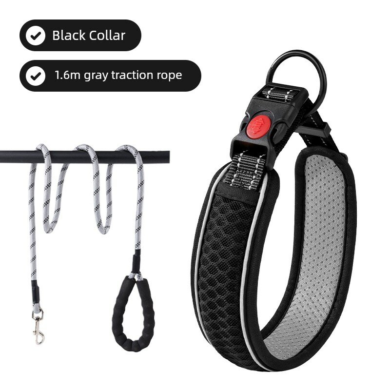 Ошейник для собак средних размеров, золотистый ретривер, корги, ошейник для крупных собак, дышащий ошейник для собак,