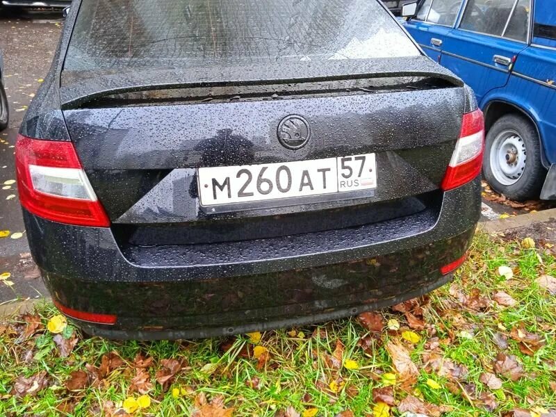 Спойлер для Skoda Octavia A7 RS под покраску / Шкода Октавия А7 РС