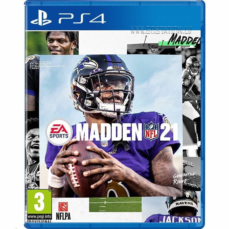 Игра Madden NFL 21. Издание на диске. Английская версия на ps4/ps5.
