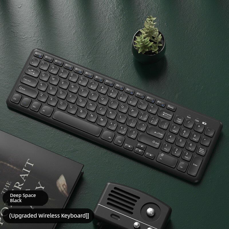 Беспроводная клавиатура в цвете Темно-черный для Mac, работающая от батареи - беспроводной ввод через Bluetooth