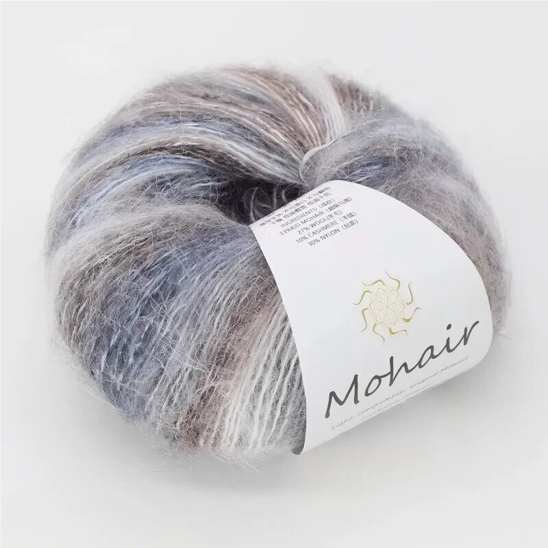 Small Cloud Yarn 25г шелково-мохерная пряжа для вязания 19