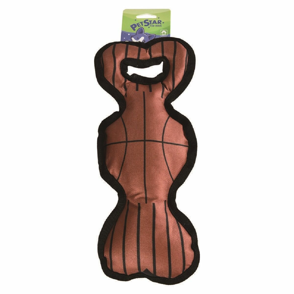 Игрушка для собак Косточка с пищалкой, текстиль, 33 х 15см, PET STAR