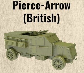 Arrow. British armoured car. Масштабная модель 1:72.