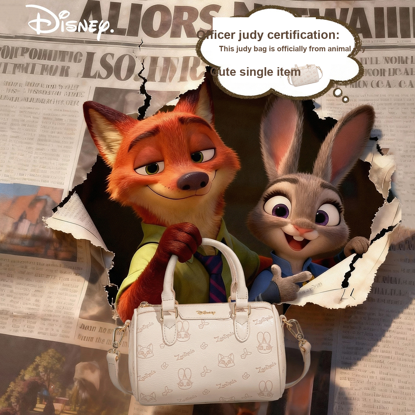 Сумка Disney, розовый, — фото 1