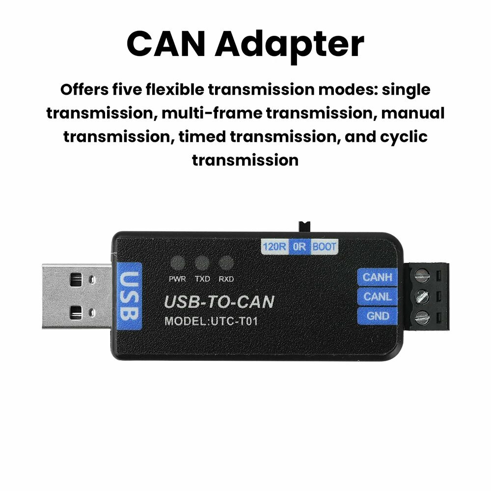 USB-адаптер CAN-анализатор PCAN для диагностики и анализа данных по шине CAN