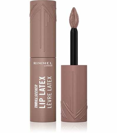 Губная помада Rimmel Thrill Seeker Lip Latex, оттенок 500 cappuccino light, 6 мл