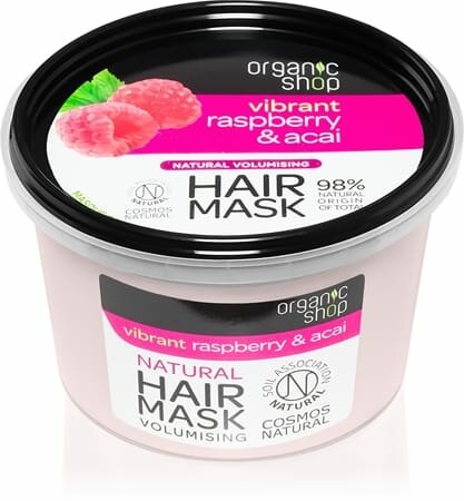 Маска для волос Organic Shop Vibrant Raspberry & Acai, 250 мл