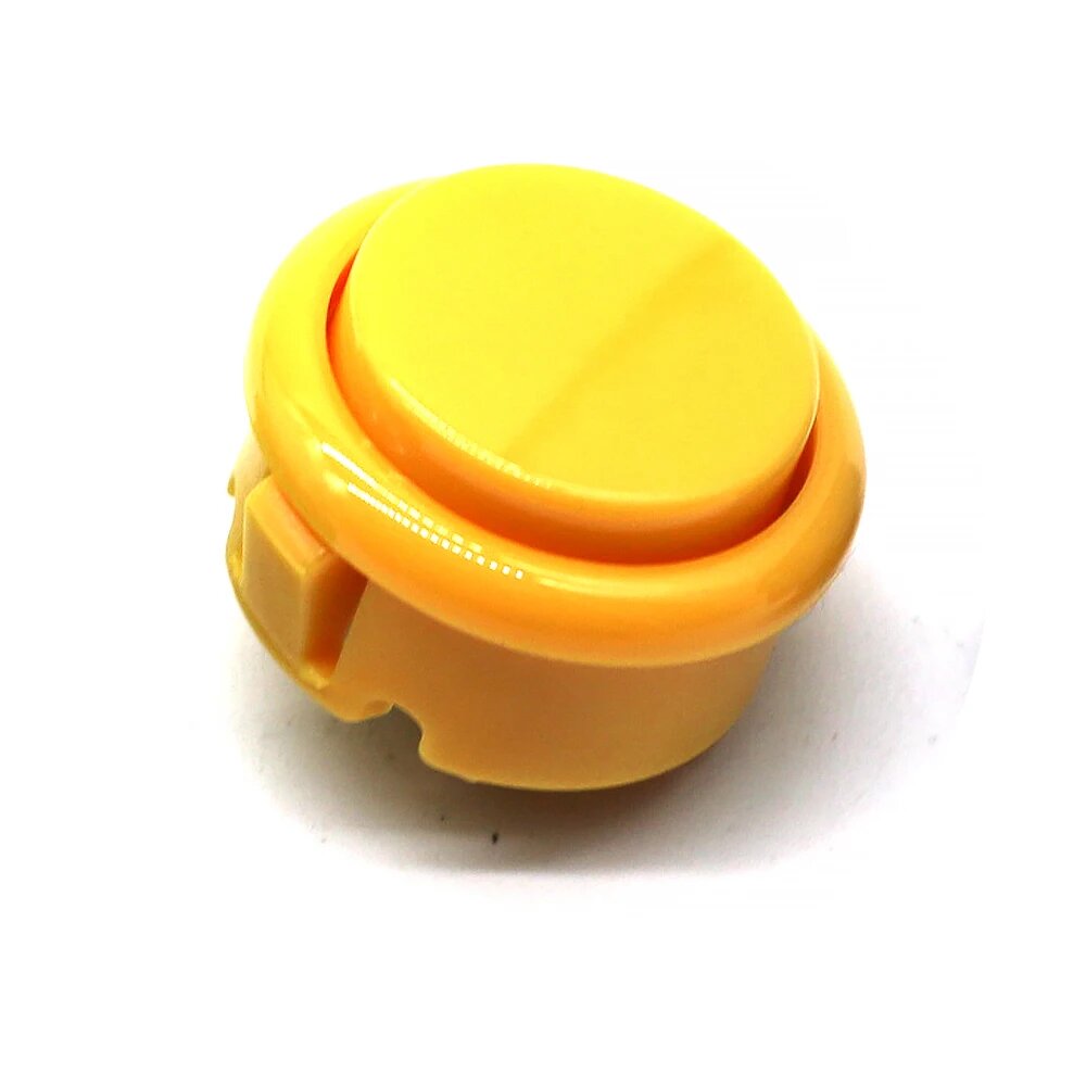 Кнопка для аркадного автомата, желтая, 30mm