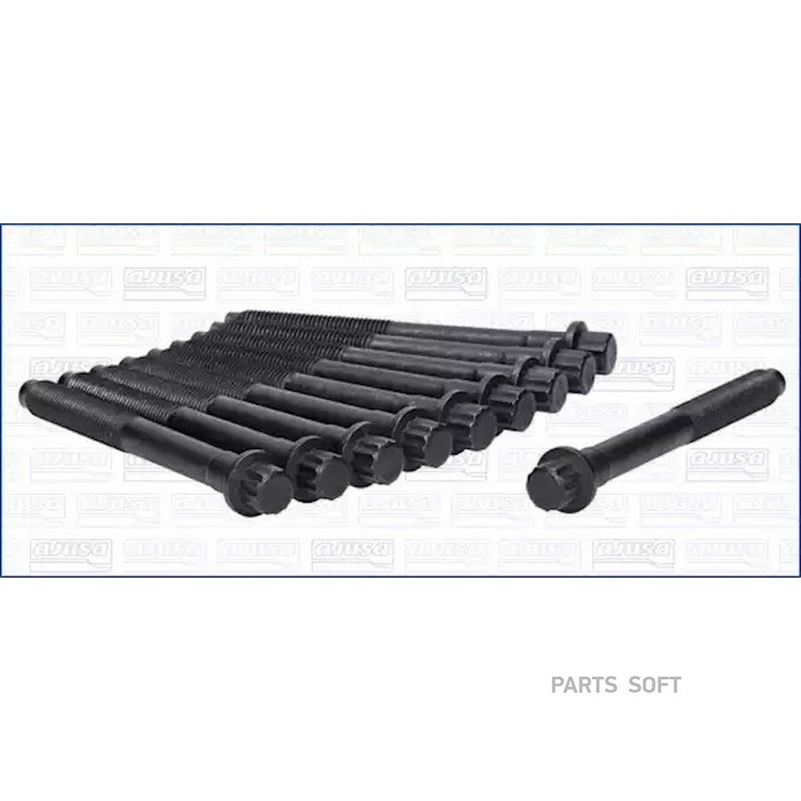 Болт ГБЦ комплект AJUSA 81014000 MITSUBISHI: CARISMA 1.6/1.8/1.8 16V/1.8 16V GDI/1.8 GDI 95-06, CARISMA 1.6/1.8/1.8 16V GDI/1.8 GDI 96-06