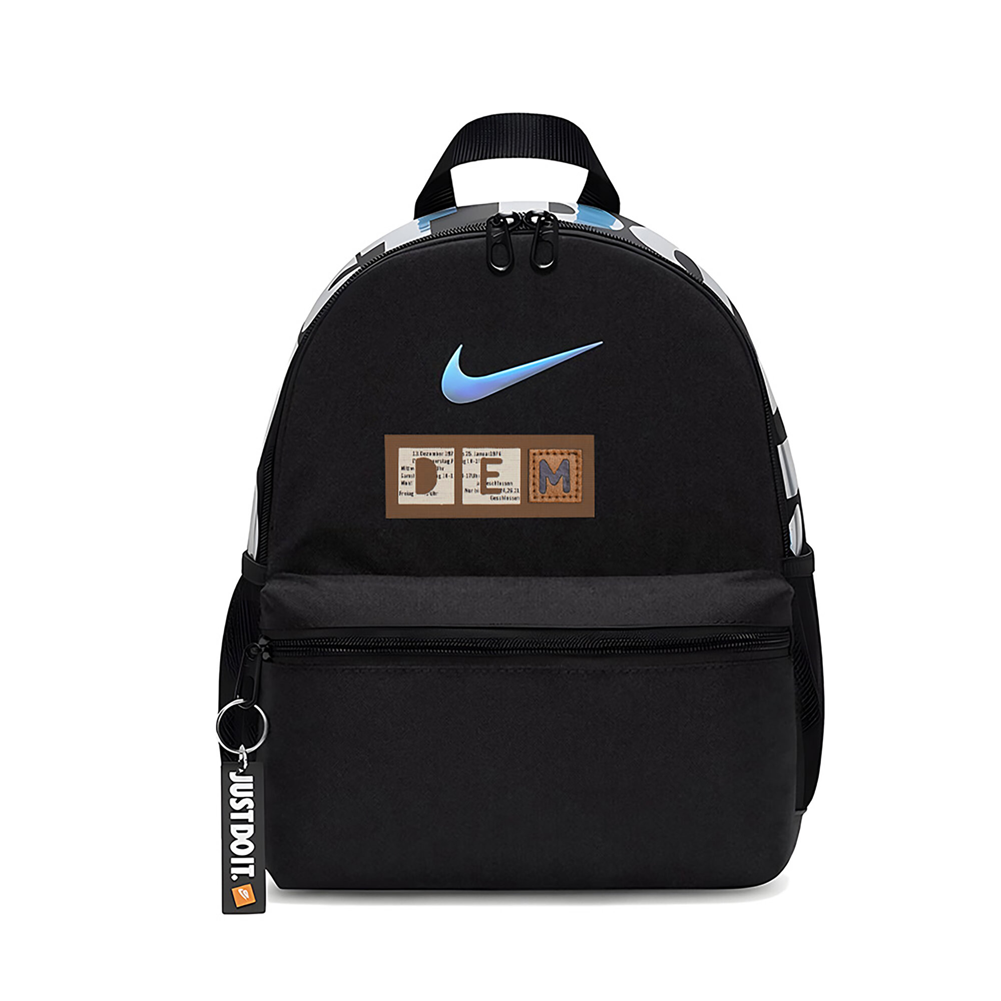 Рюкзак унисекс Nike Fabric Small, черный, 1427894895
