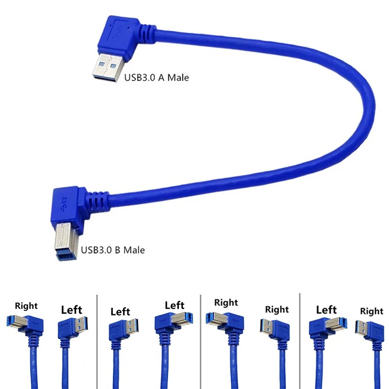 Кабель USB 3.0 JCD угловой — фото 1