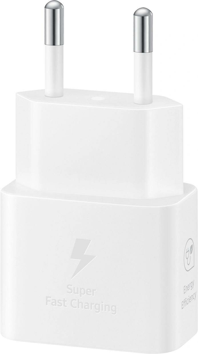 Зарядное устройство Samsung сетевое, 25 Вт, 3 А PD, USB Type-C, белое (EP-T2510XWEGEU)