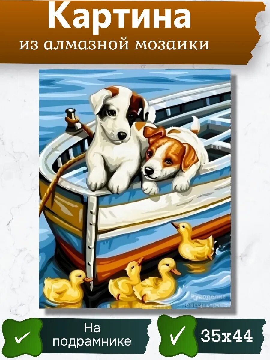 Алмазная мозаика на подрамнике 35х44