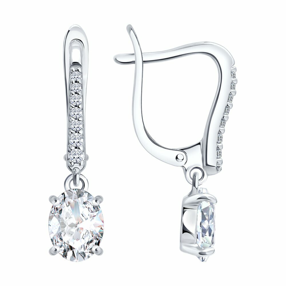 Серьги SOKOLOV, 925 проба
