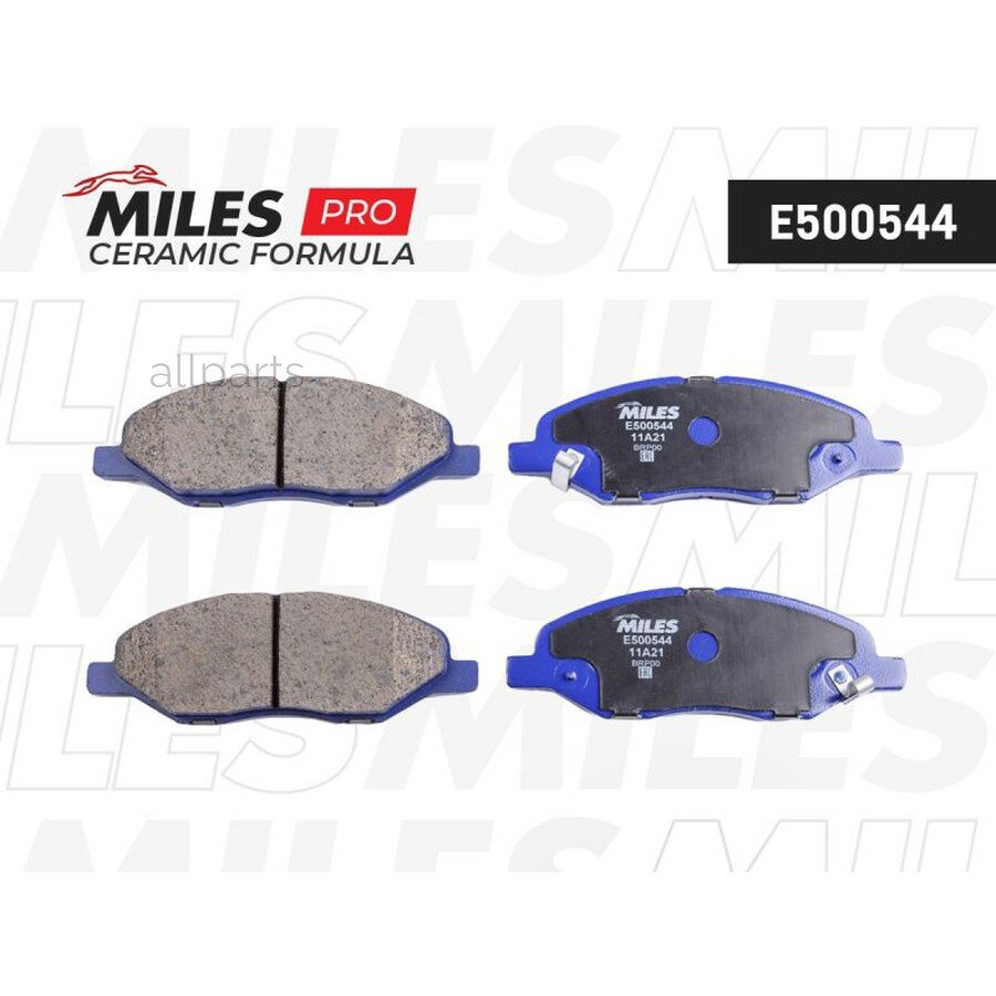 MILES E500544 Колодки тормозные LADA VESTA 22-/NISSAN MICRA 03-/TIIDA 07- пер. Ceramic PRO