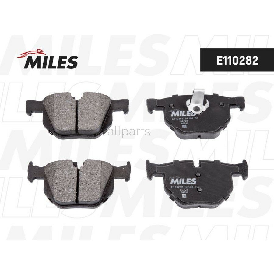 MILES E110282 Колодки тормозные BMW E60/E61 зад. SemiMetallic
