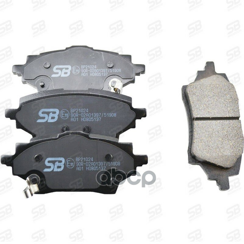 Колодки тормозные дисковые Mazda 2 KB (2021-.)/Suzuki_Swace Z93BE (2020-.)/Toyota_C-HR MAXH10L/Z SB Nagamochi арт. bp21024