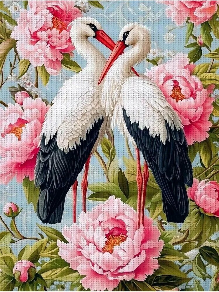 Вышивка крестом наборы,30x40CM,11CT, Набор для вышивания, Холст имеет нанесенный на него узор.