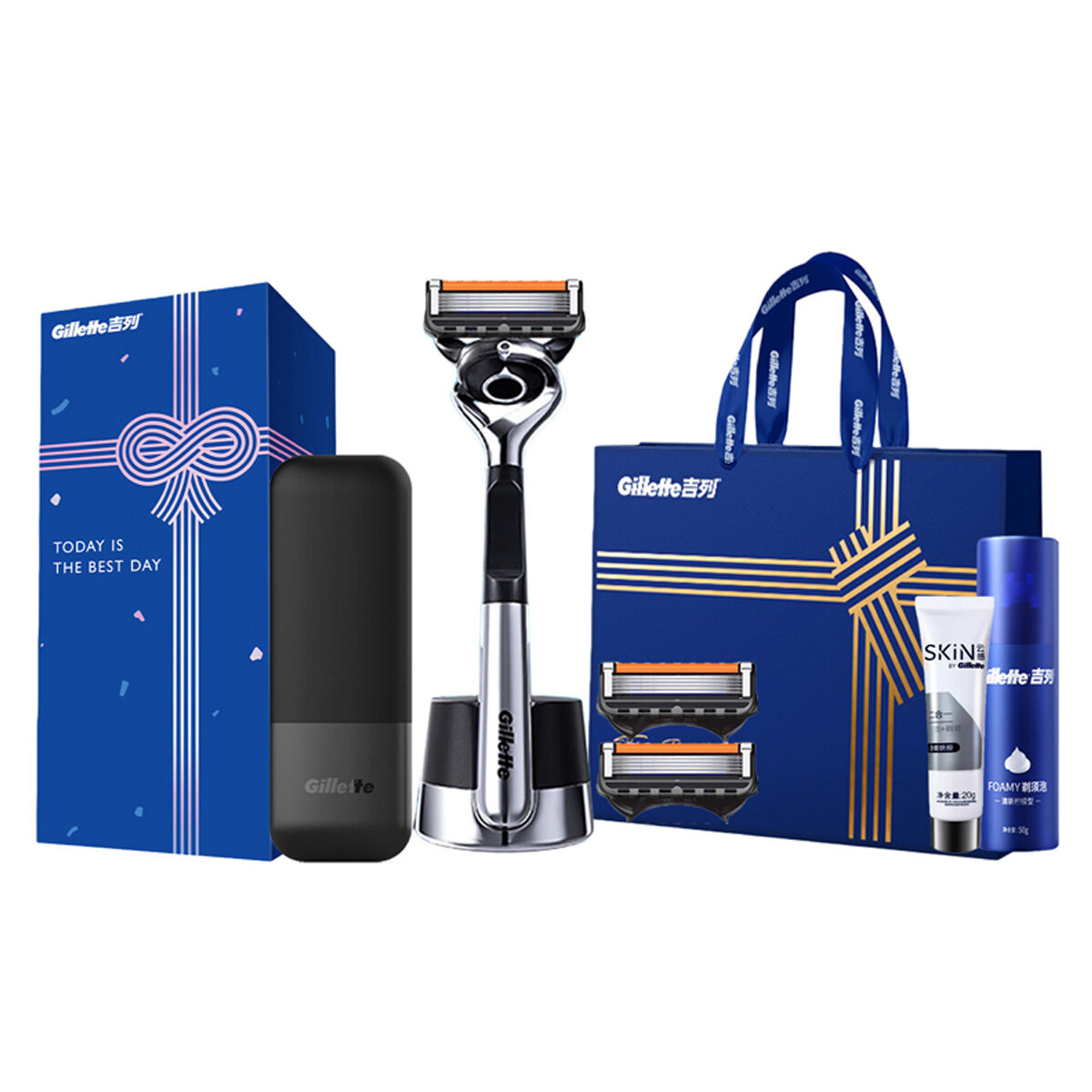 Набор для бритья мужской Gillette Fusion 5 ProGlide Premium Edition