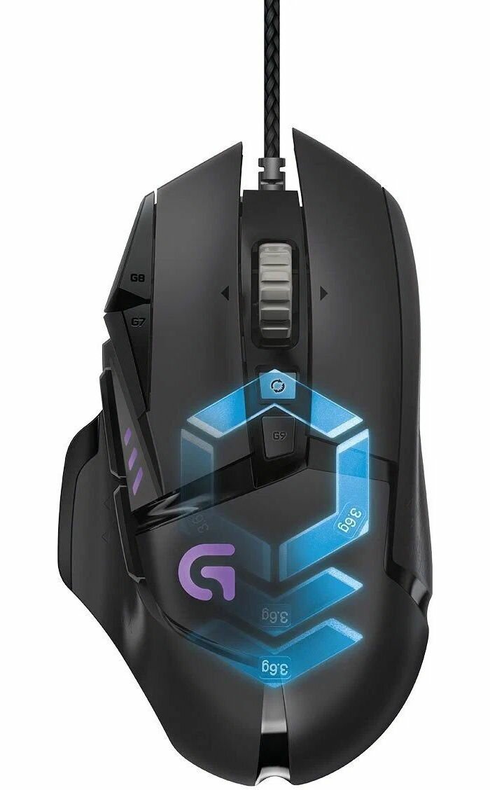 Мышь игровая, компьютерная G502 Hero черный оптическая