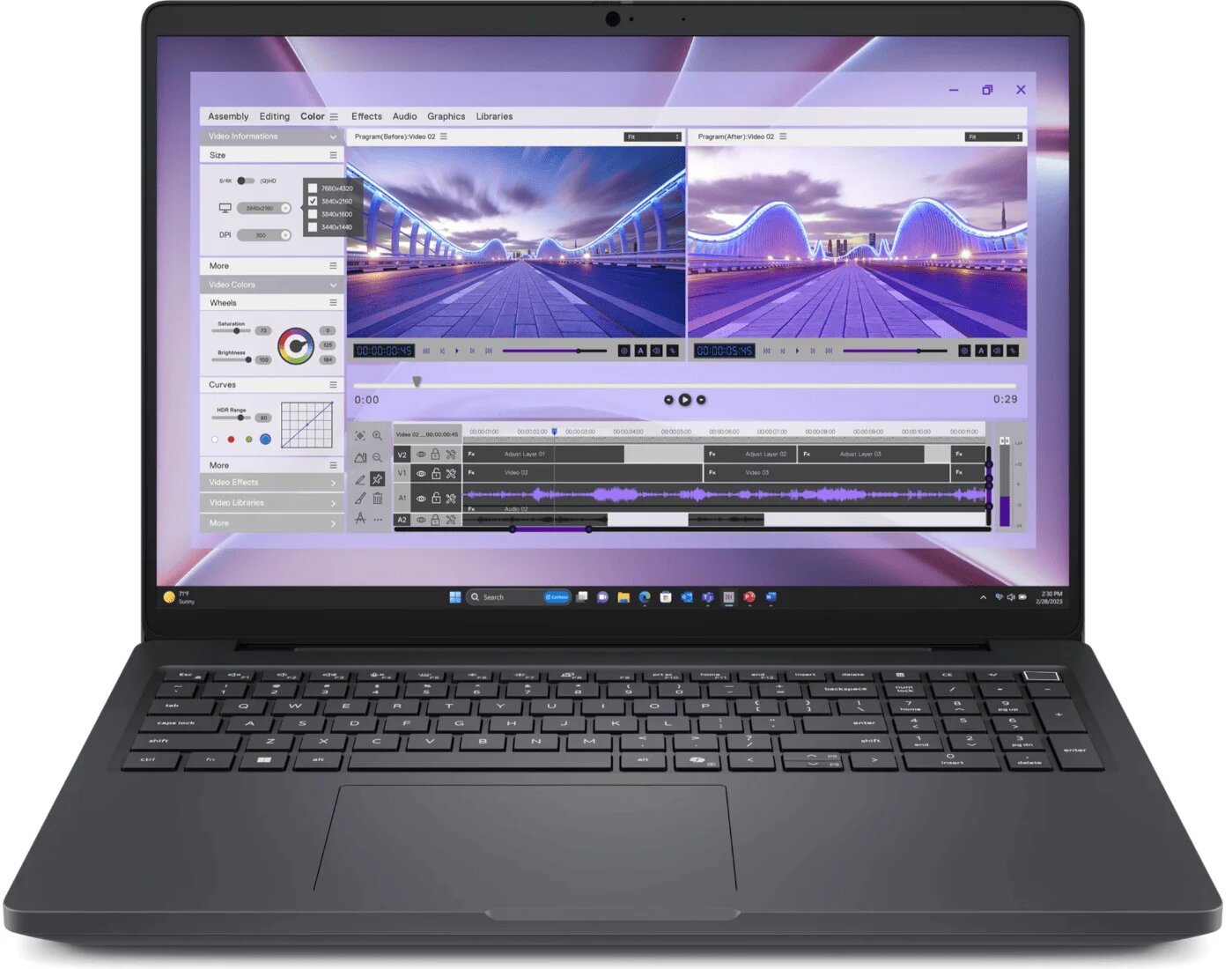 Ноутбук Dell Pro Max 16 (Intel Ultra 7, 32 ГБ, 1 ТБ, Full HD, Win 11) Серый
