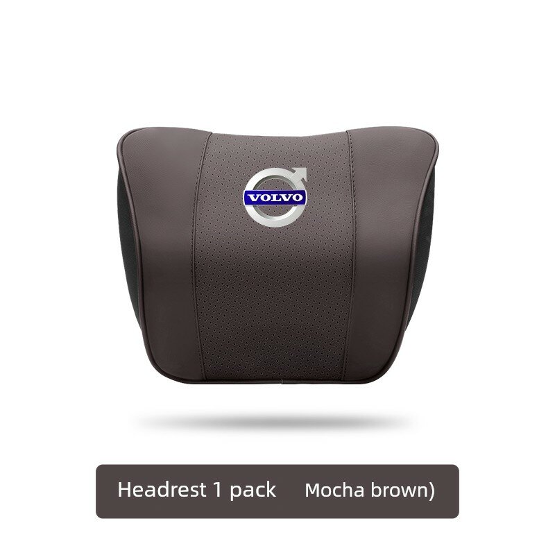 Пенополиэфирный подголовник Volvo для XC40/XC60/XC90/S60/S90/V90/V40 - Мокко, удобный и регулируемый