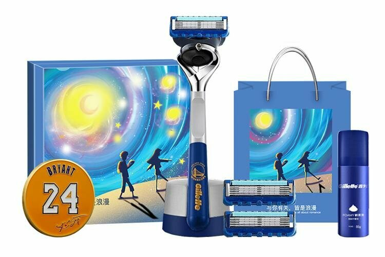 Подарочный набор для бритья мужской Gillette Fengyin 5 NBA, 1 шт.