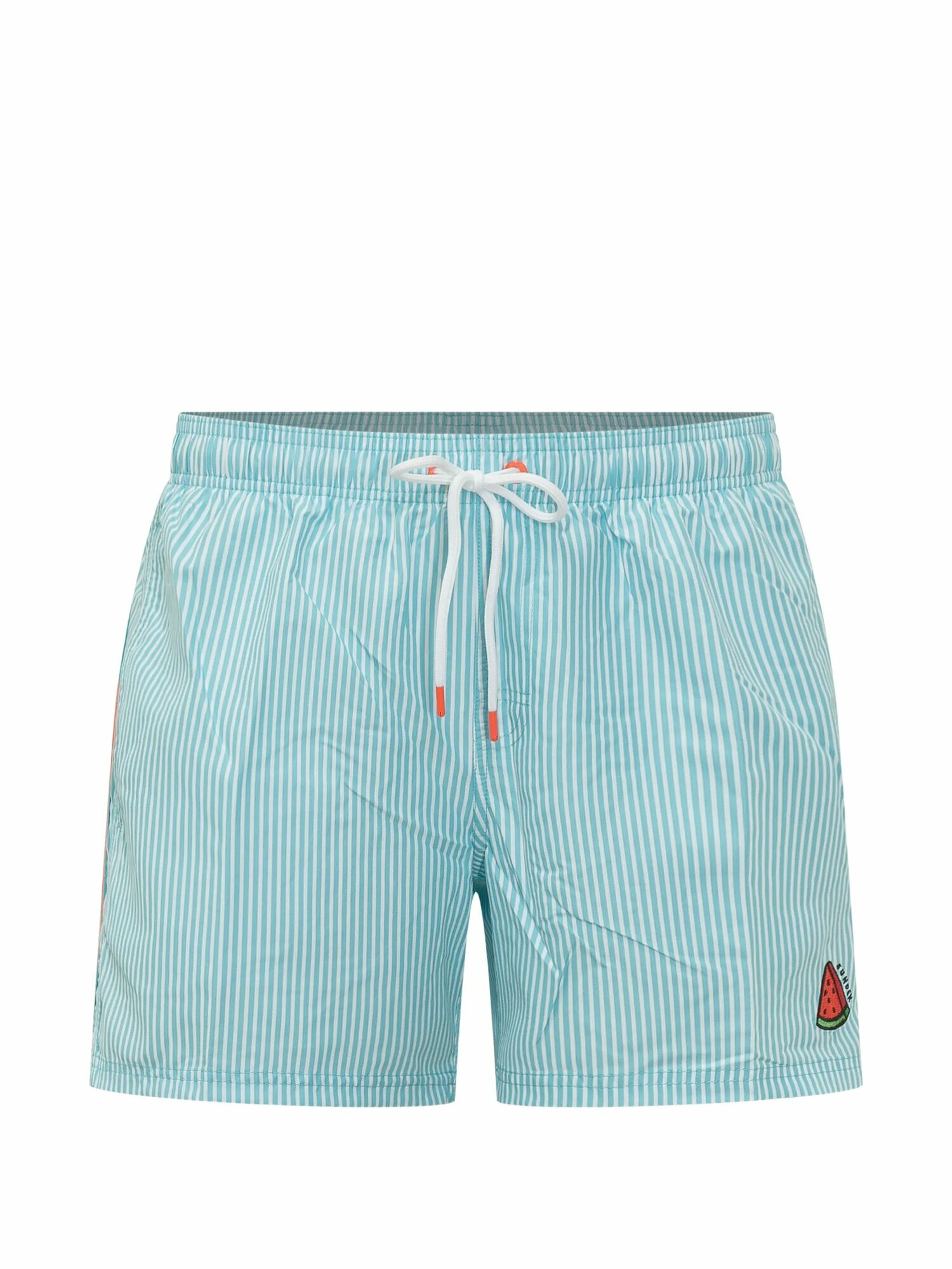 Шорты для плавания Striped logo-patch swim shorts