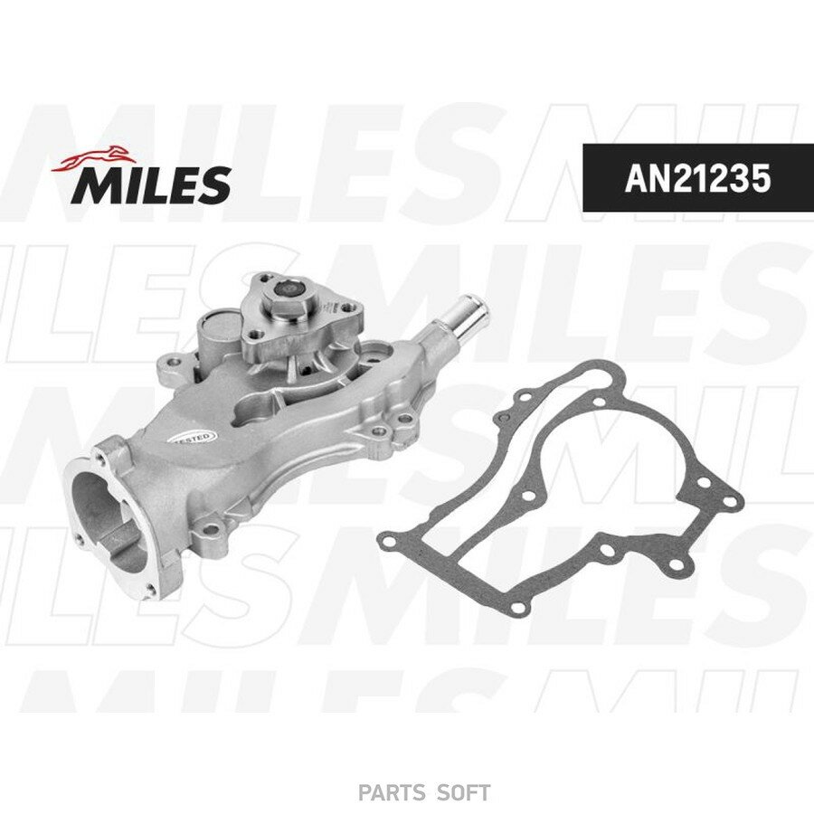 MILES AN21235 Насос водяной OPEL ASTRA J/CORSA D/MERIVA B 1.2/1.4 ()