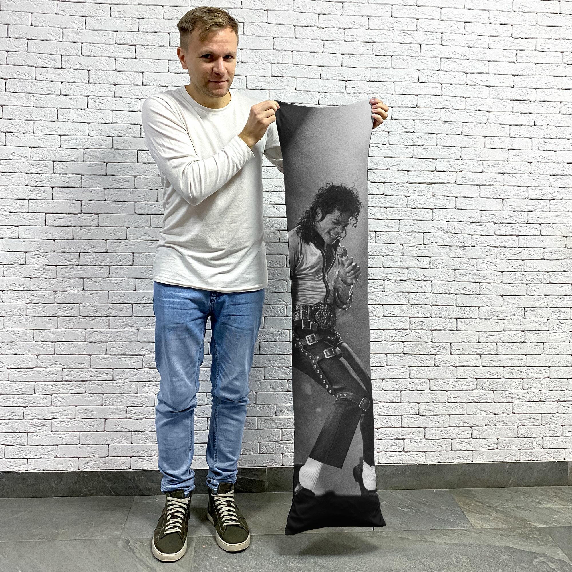 Подушка дакимакура Майкл Джексон 35x140 см