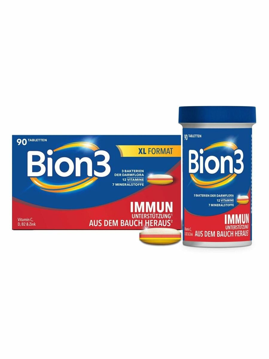 Пищевая добавка Bion3 для укрепления иммунитета, 90 шт