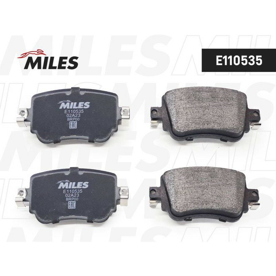 MILES E110535 Колодки тормозные SKODA OCTAVIA 12- зад. SemiMetallic