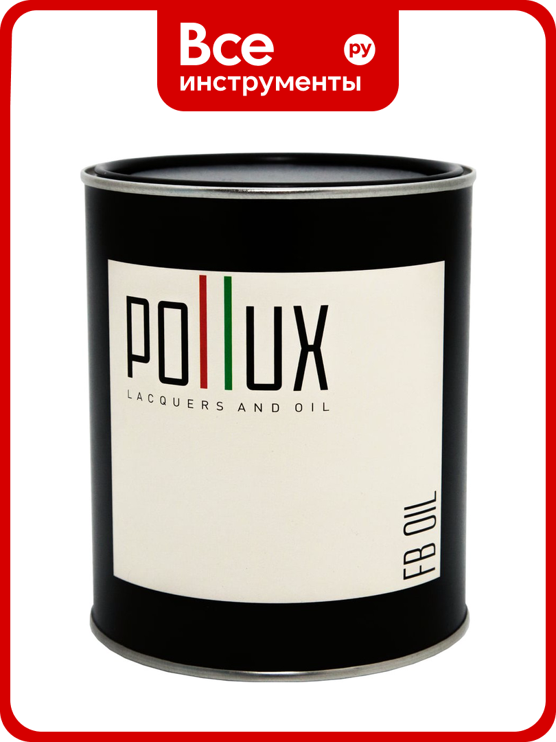 Масло для дерева Pollux FB Oil Небула черный матовый, защита от плесени, влагостойкое, с восковой отделкой, отделка