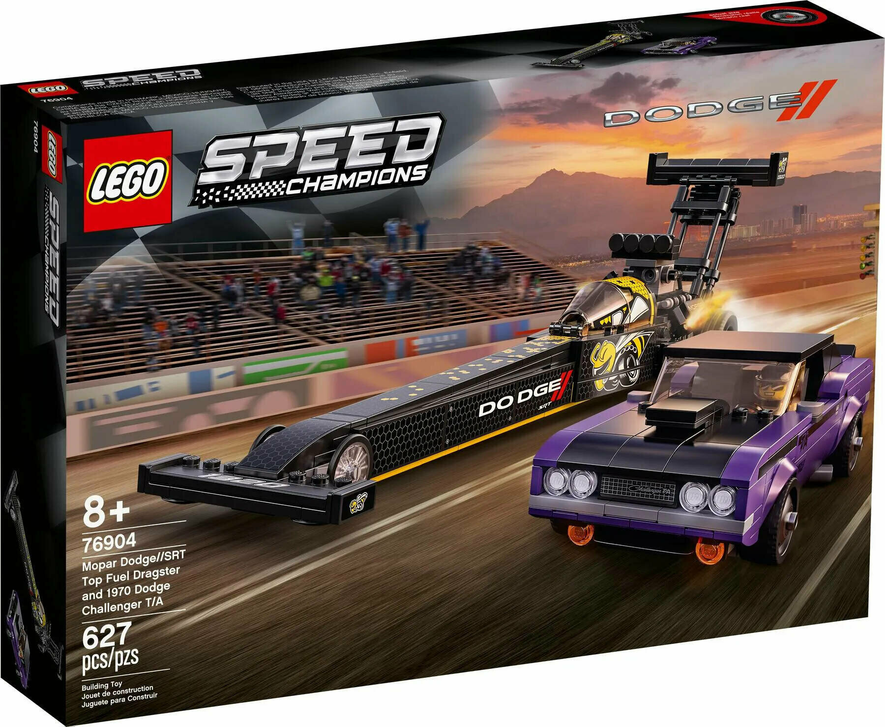 Конструктор LEGO Speed Champions 76904 Набор LEGO 76904 Mopar Dodge - SRT Top amp 1970 Dodge Challenger