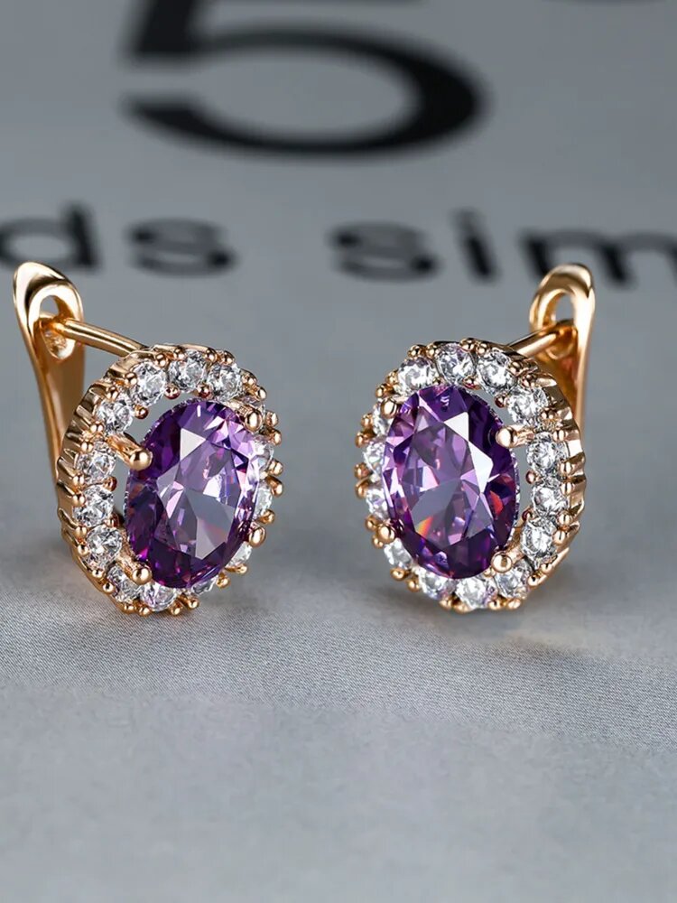Серьги, фианит