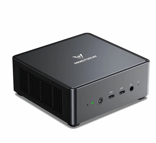 MINISFORUM Мини-ПК UM790 Pro (AMD Ryzen 9 PRO 7940HS, RAM Отсутствует, AMD Radeon, Без ОС), серебристый