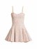 Платье BALMAIN Flared Tweed dress, размер 40, коралловый/розовый