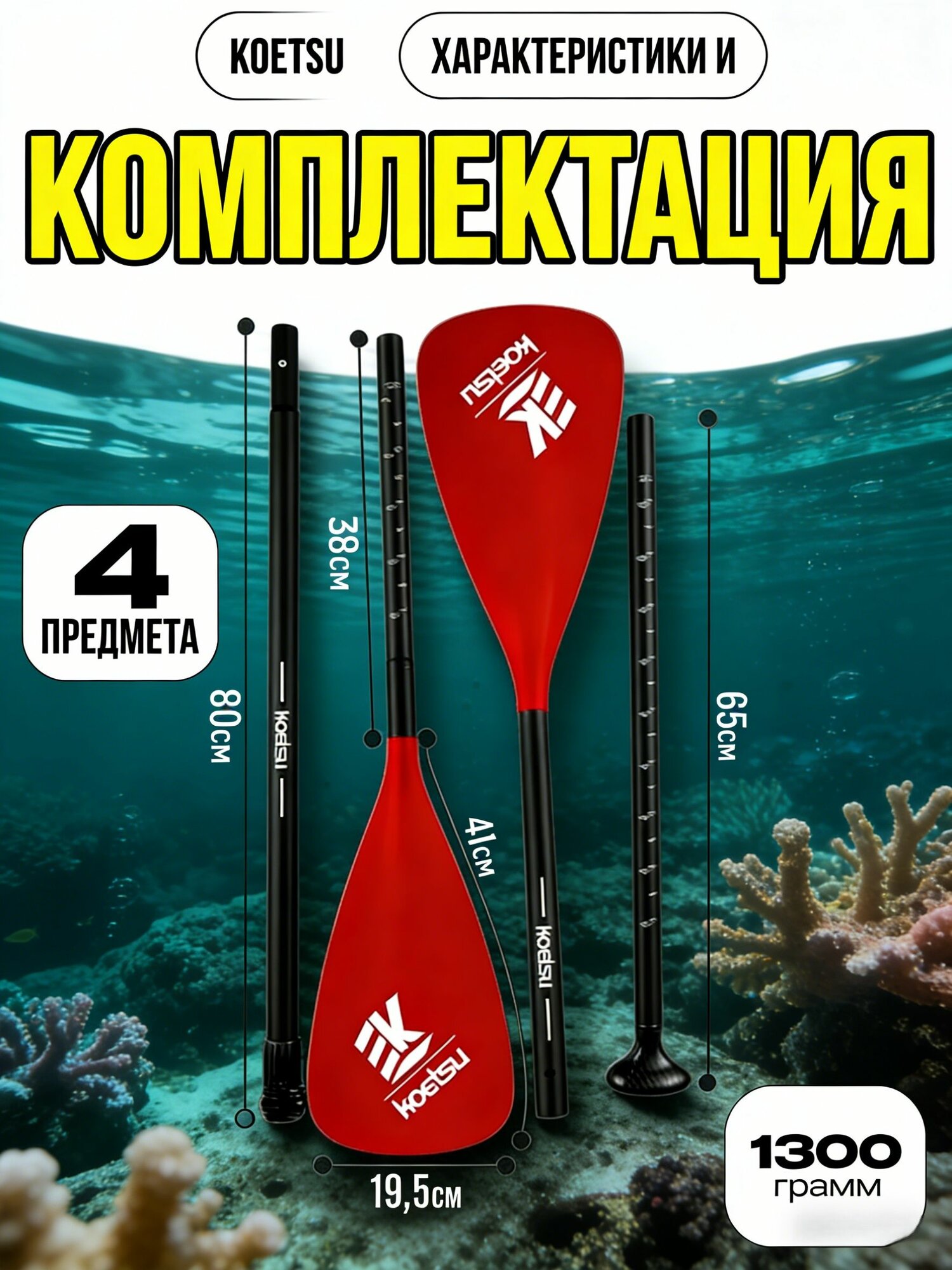 Весло для SUP-доски