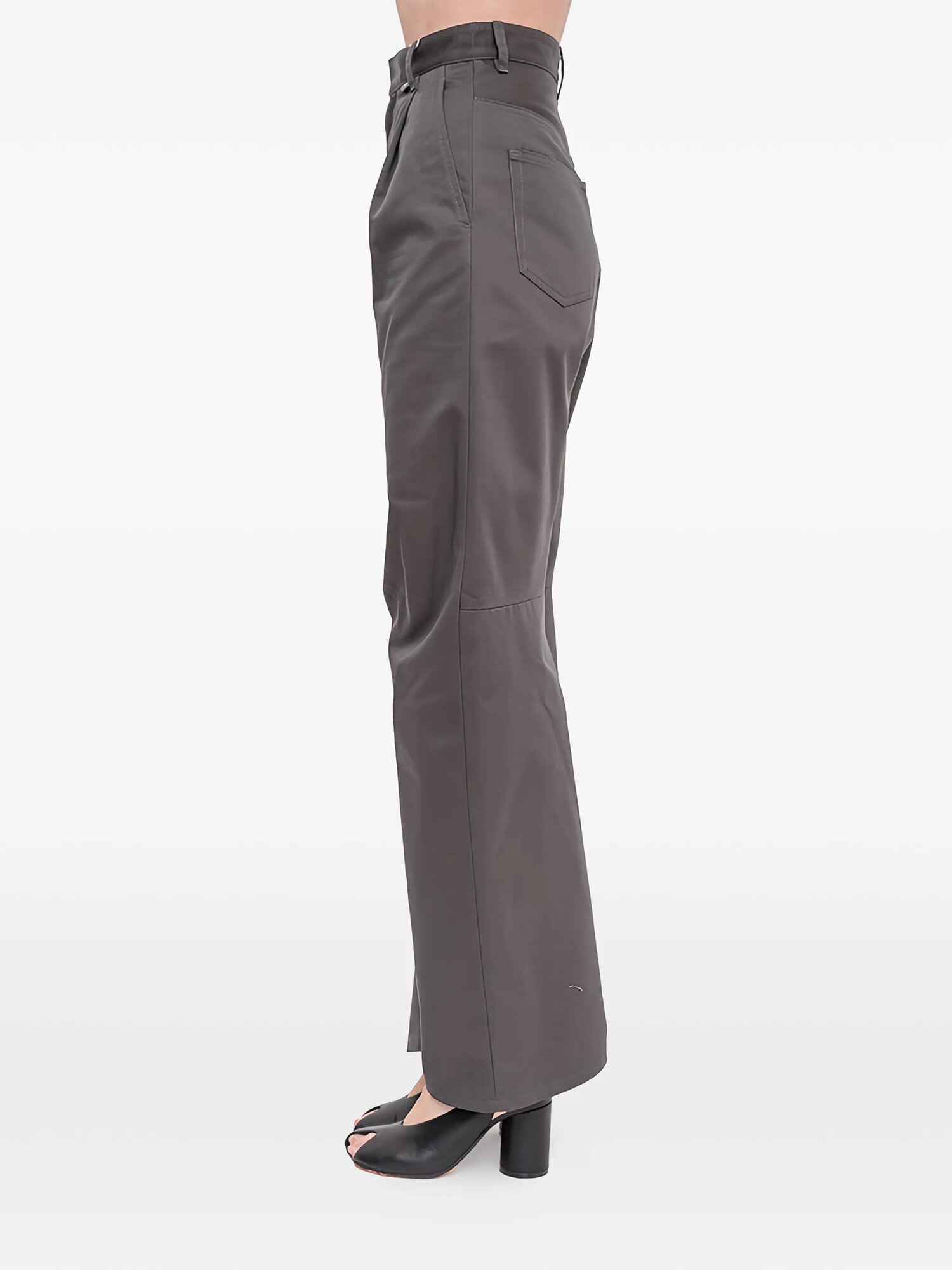 Брюки Pleated high-waisted trousers
