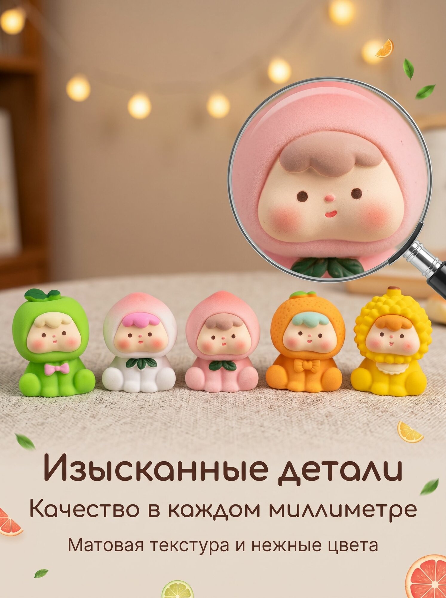 Фруктовые куклы-сувениры — фото 1