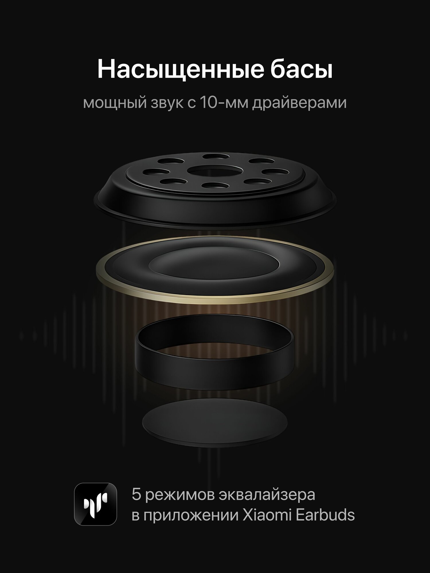 Наушники беспроводные Xiaomi Redmi Buds 6 Play, вкладыши, Bluetooth с зарядным кейсом, черные