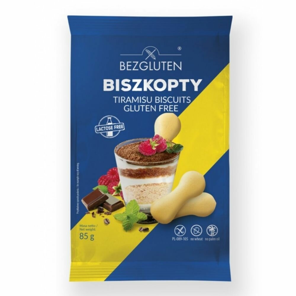 Безглютеновые бисквиты Bezgluten, 10шт x 85г