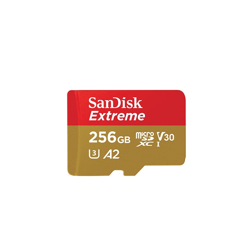 Карта памяти microSD SanDisk Extreme 256 ГБ, U3 V30 4K A2