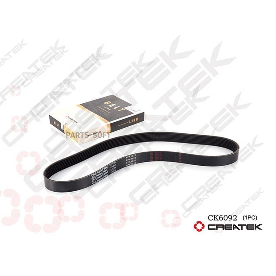 Ремень приводной 8PK1920 от официального дистрибьютора, CREATEK, артикул CK6092