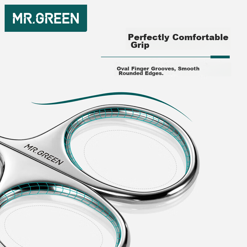MR.GREEN German Nose Hair Trimmer, Beard And Eyebrow Trimmer for Men And Women, Small Scissors, Round Tip, Manual, Imported Stainless Steel, Mr-2002
