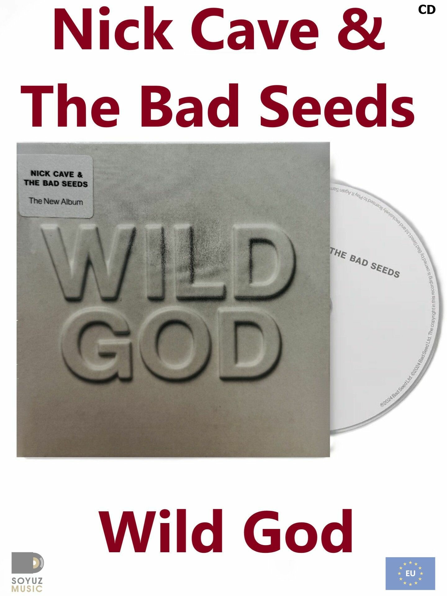 Nick Cave & The Bad Seeds. Wild God (CD DigiSleeve/+8стр буклет)
