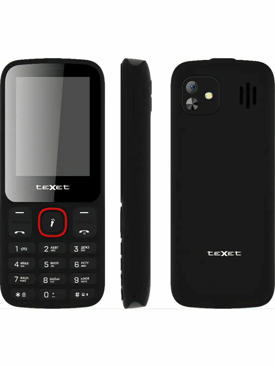 Мобильный телефон teXet TM-310 черный