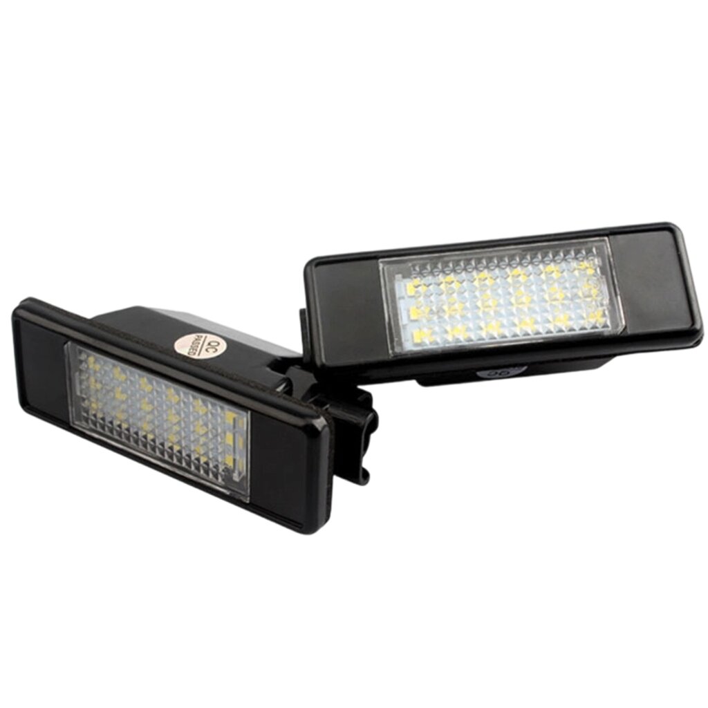 Сильный ABS LED Замена Огней Номерного Знака Автомобиля Долговечные Светодиодные Фонари Номерного Знака Простая Установка для Автомобиля