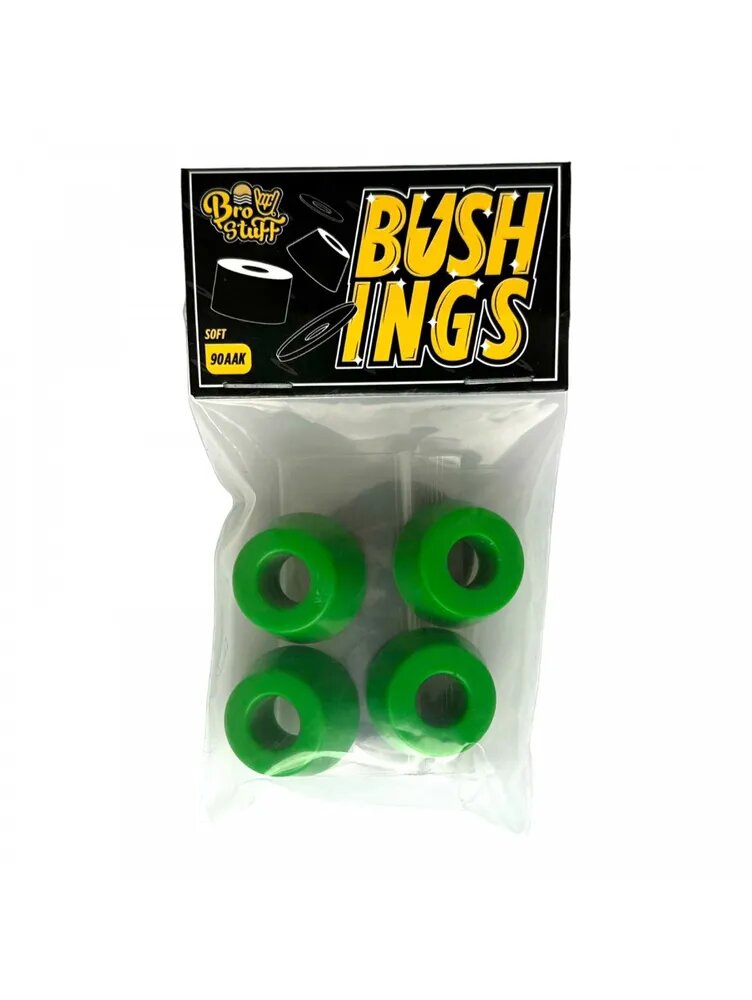 Амортизаторы для скейтборда BroStuff medium bushings 90aak green