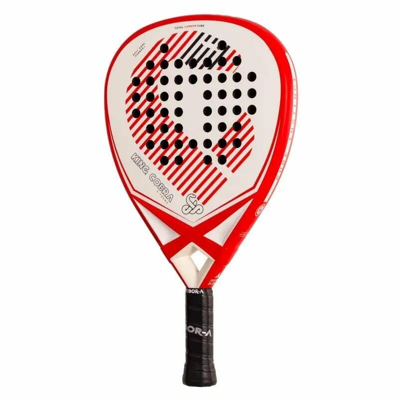 DECATHLON ракетка для падел тенниса Vibora King Cobra Xtreme 3k 2.0 2025, красный/белый